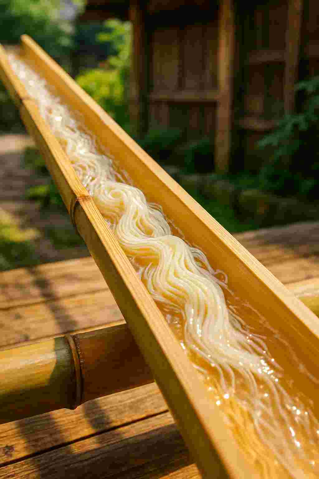 Japanese Bamboo Floating Noodles